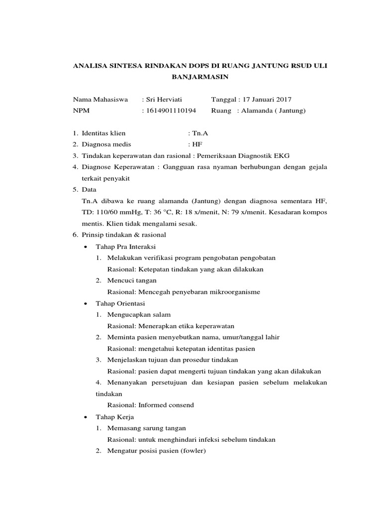 Dops Pmsngan Ekg | PDF