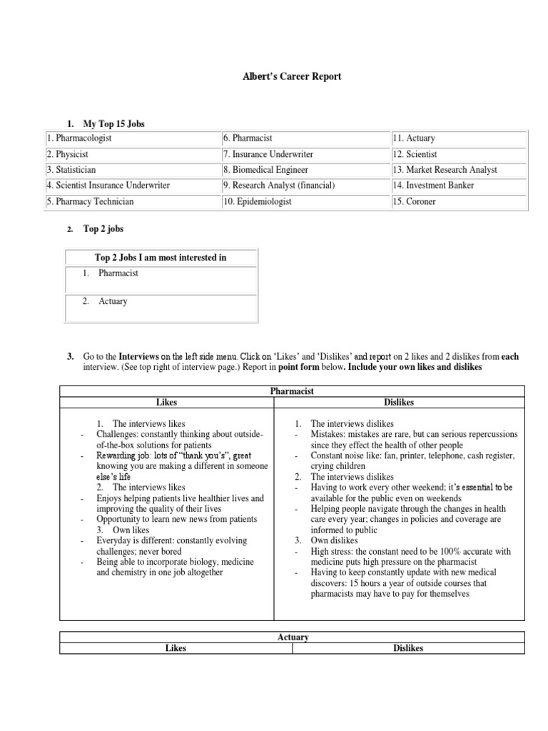 Career Report 2017 | PDF | Actuary | Pharmacy