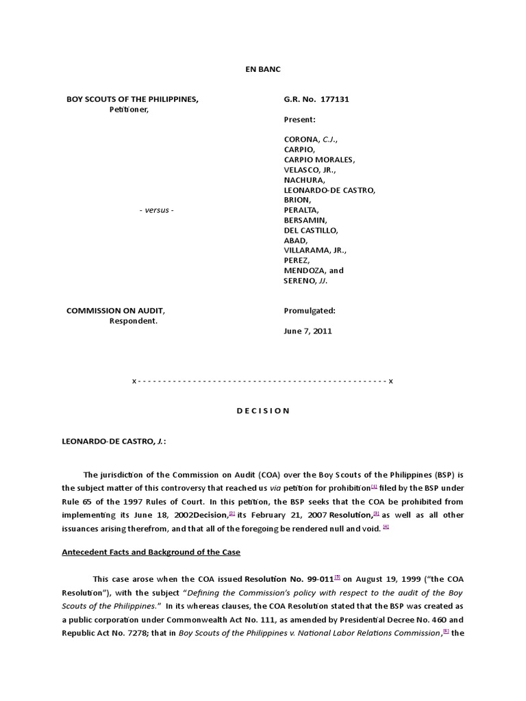 BSP vs. COA | PDF | Corporations | Board Of Directors