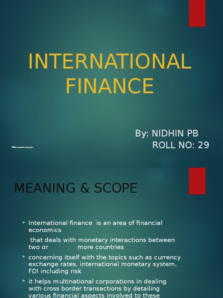 International Finance | PDF | Exchange Rate | Financial Markets