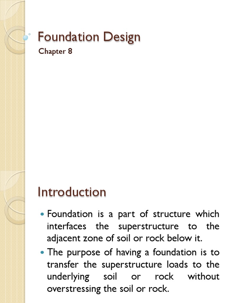 Foundation Design | PDF | Foundation (Engineering) | Deep Foundation