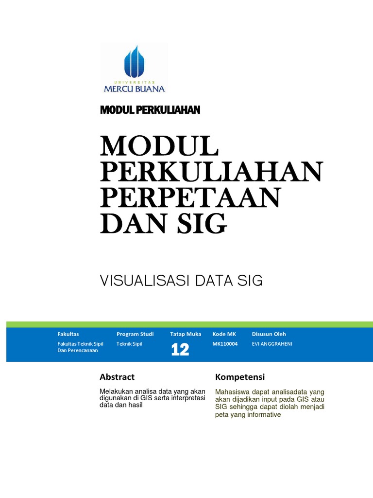 Modul Perpetaan Dan SIG (TM12) | PDF