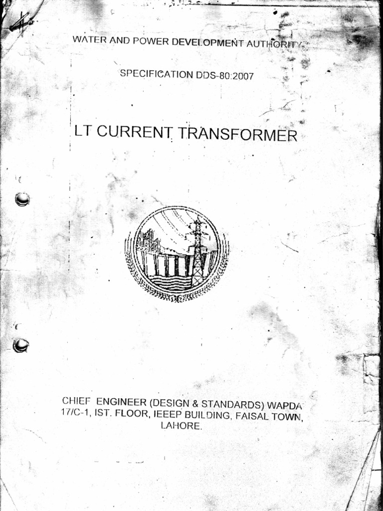 LT CT Specifications | Download Free PDF | Transformer | Physical ...
