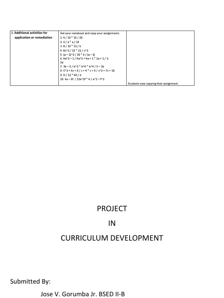 Additional Activities for Application Remediation | PDF