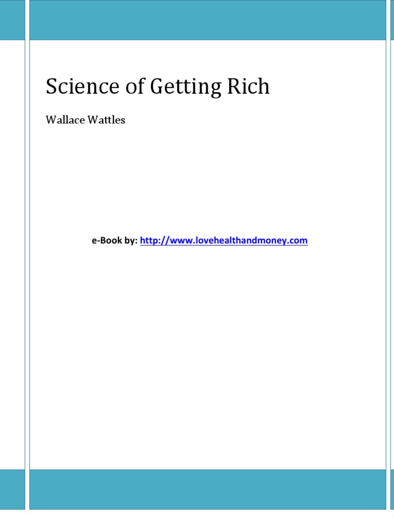 Science of Getting Rich | PDF | Soul | Thought