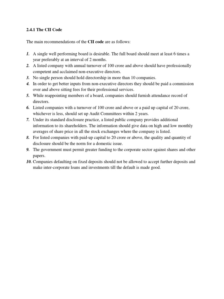 2.4.1 The CII Code | PDF