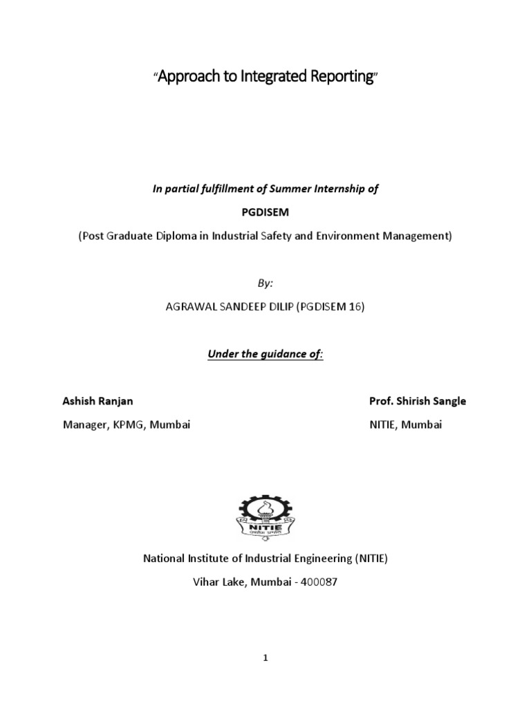 KPMG Project Report PDF | PDF | Strategic Management | Business