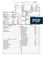 GURPS character sheet | PDF | Entertainment | Role Playing Games