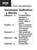 C1-C2 Vocabulary List | PDF
