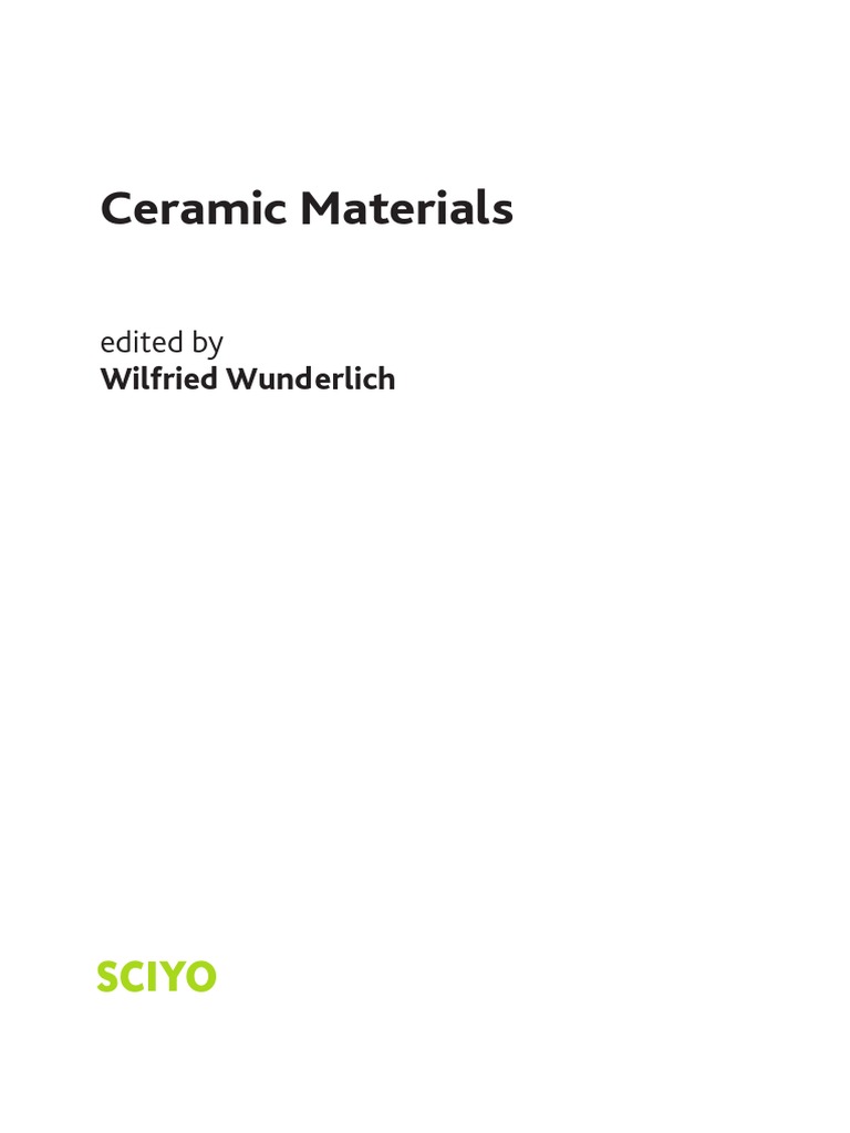 Ceramic Materials PDF | PDF