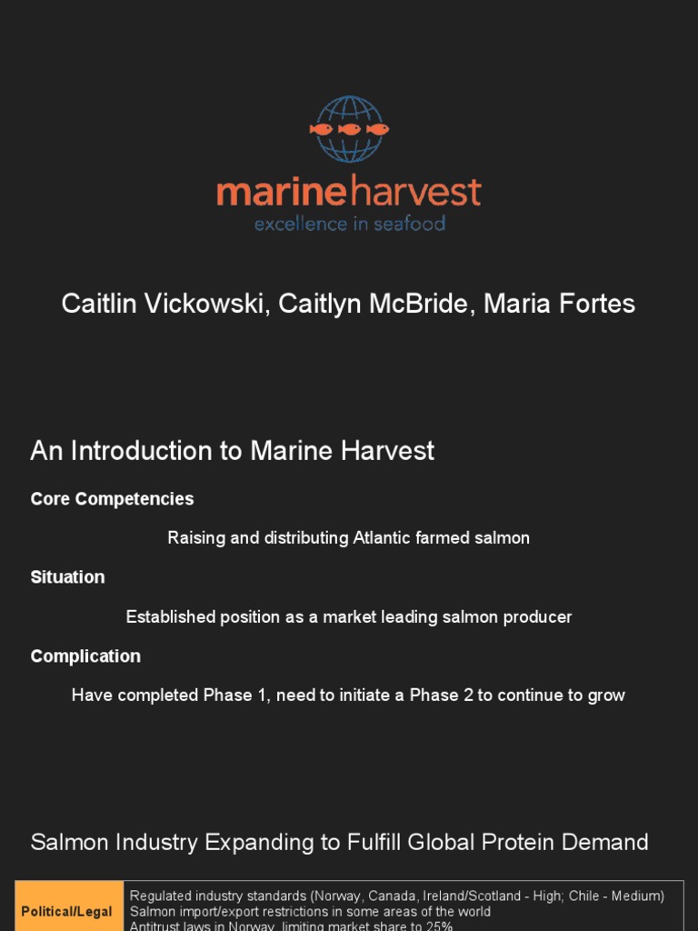 Marine Harvest | PDF | Salmon | Overfishing