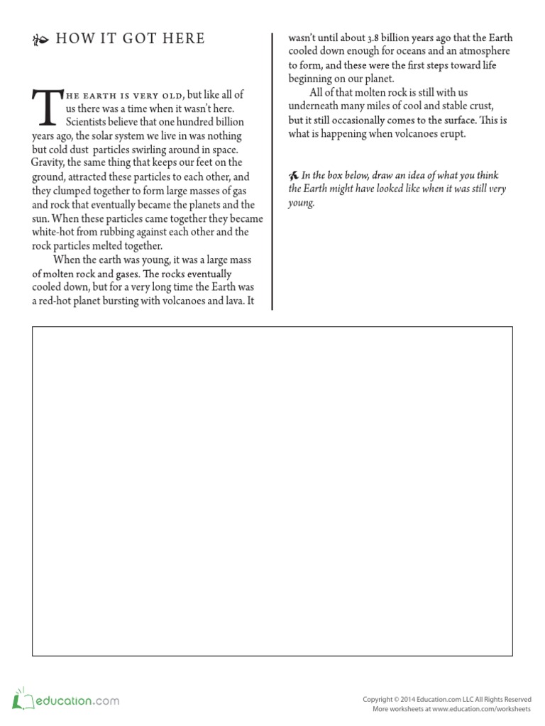 How The Earth Was Formed | PDF | Science & Mathematics