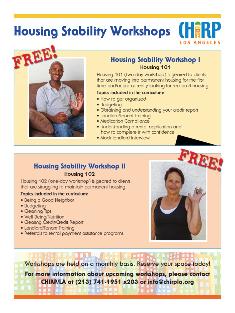 Obtaining and Maintaining Housing: A Guide to CHIRP/LA's Housing ...