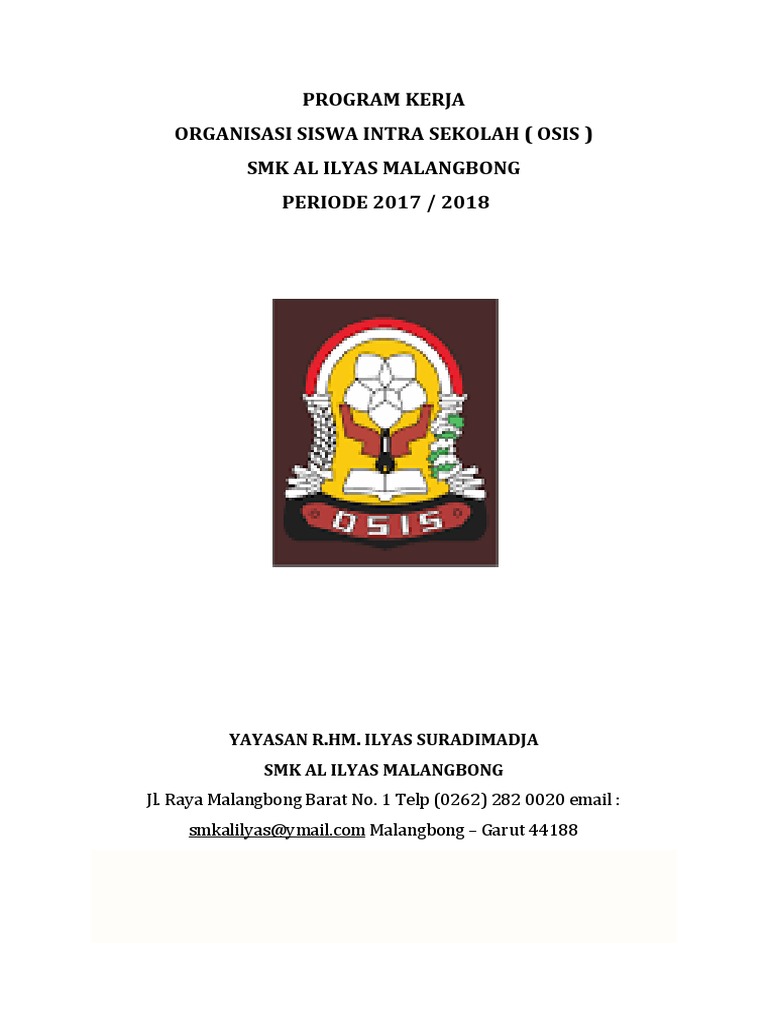 Program Kerja Osis SMK Ai | PDF