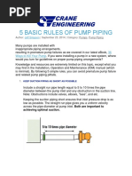 Pump Piping Design Best Practices | PDF | Pump | Pipe (Fluid Conveyance)