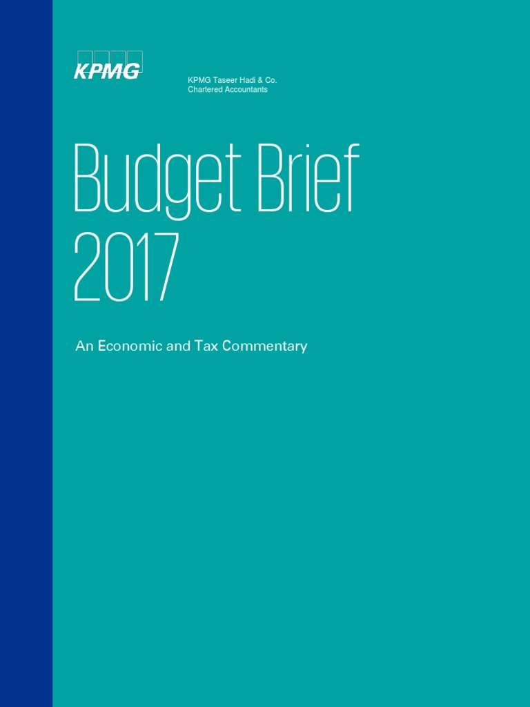Budget Brief 2017 | PDF | Government Budget Balance | Foreign Direct ...