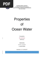 Overview of Oceanography | PDF | Salinity | Oceans