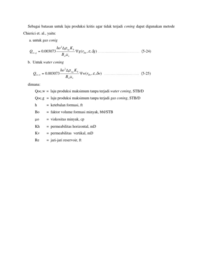 Water Coning | PDF