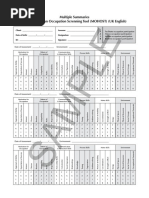 Movement ABC Assessment | PDF | Screw | Foot