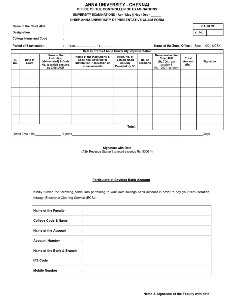 CAUR - Claim Form | PDF | Economies | Government
