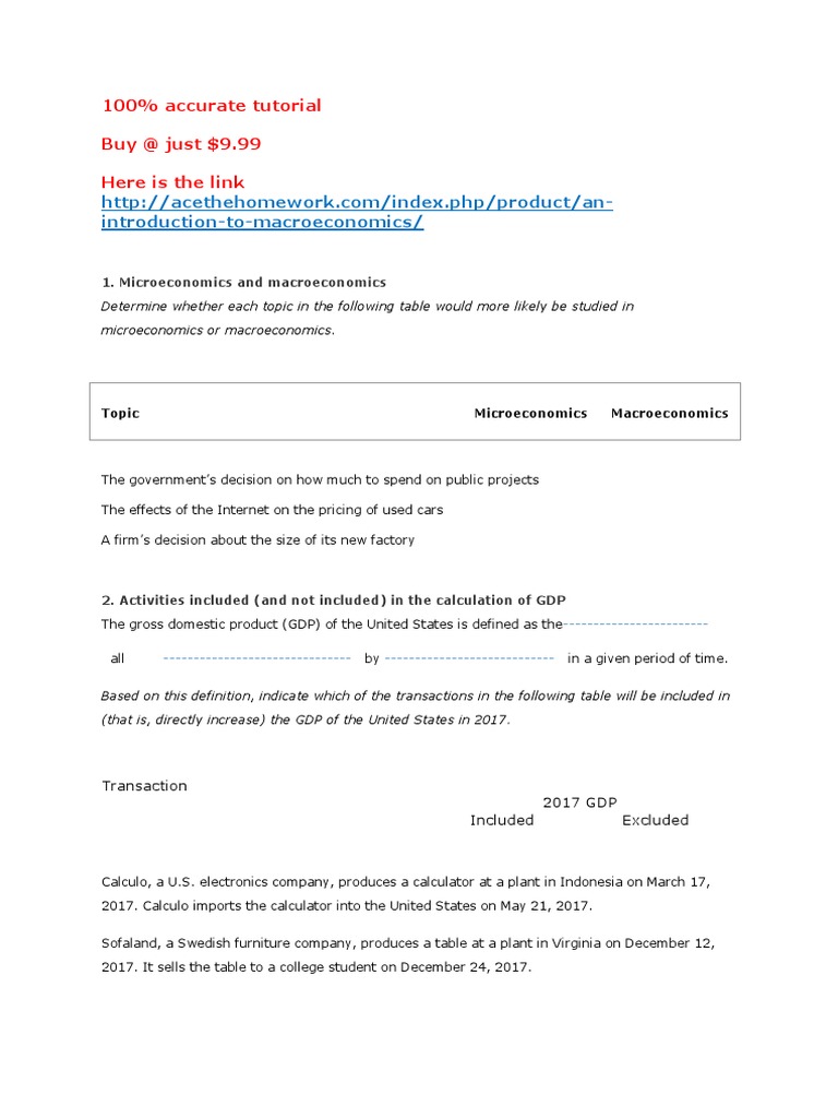 An Introduction To Macroeconomics | PDF | Aggregate Demand | Recession