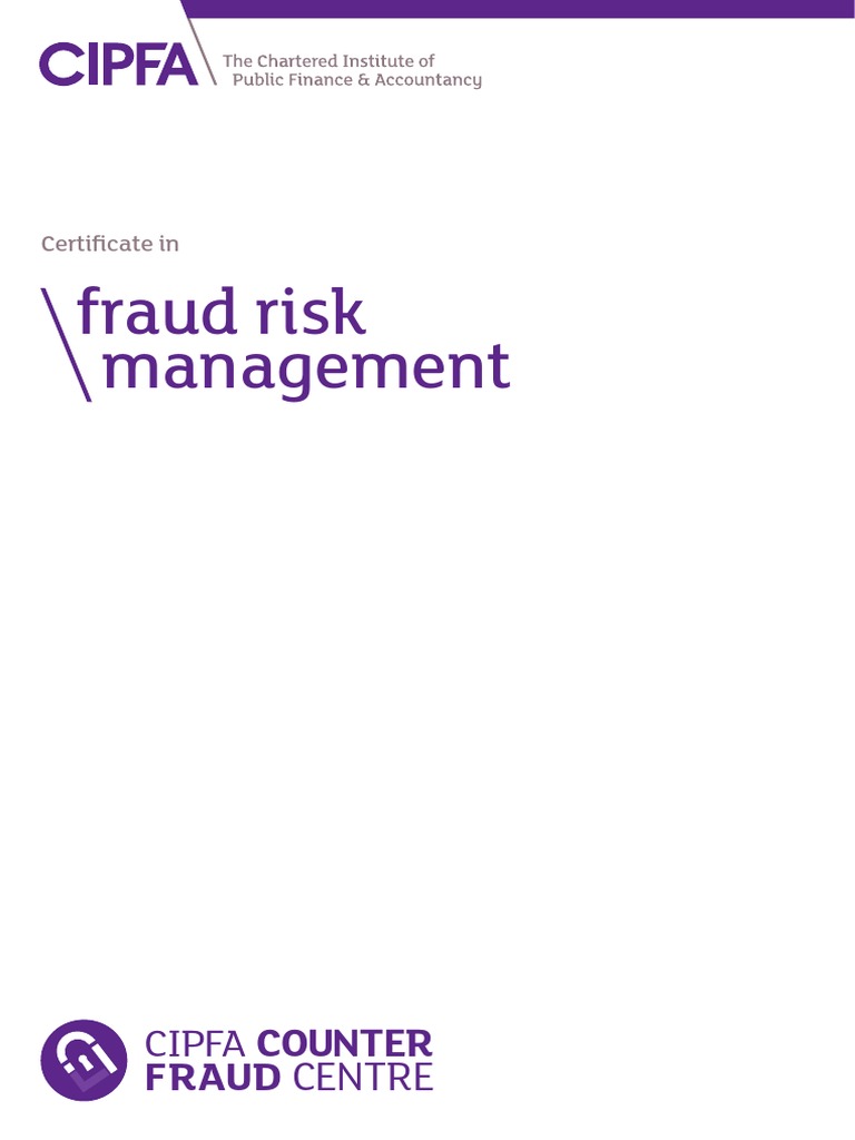 CFRM Brochure 2017 | PDF | Risk Management | Fraud