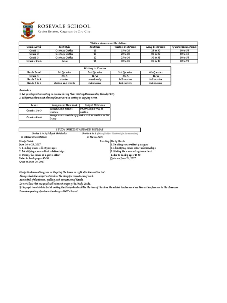 Writing Standards | PDF | Test (Assessment) | Learning