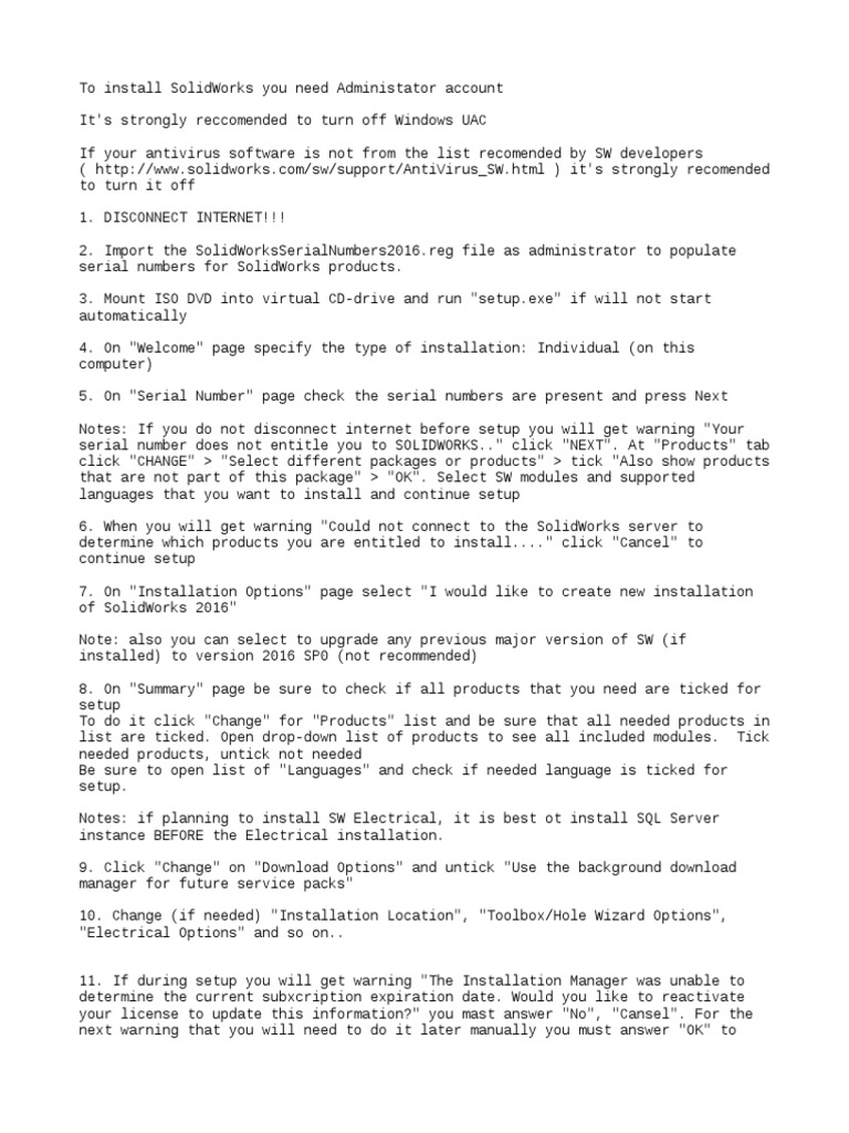 Readme SW-SSQ | PDF | Installation (Computer Programs) | Software