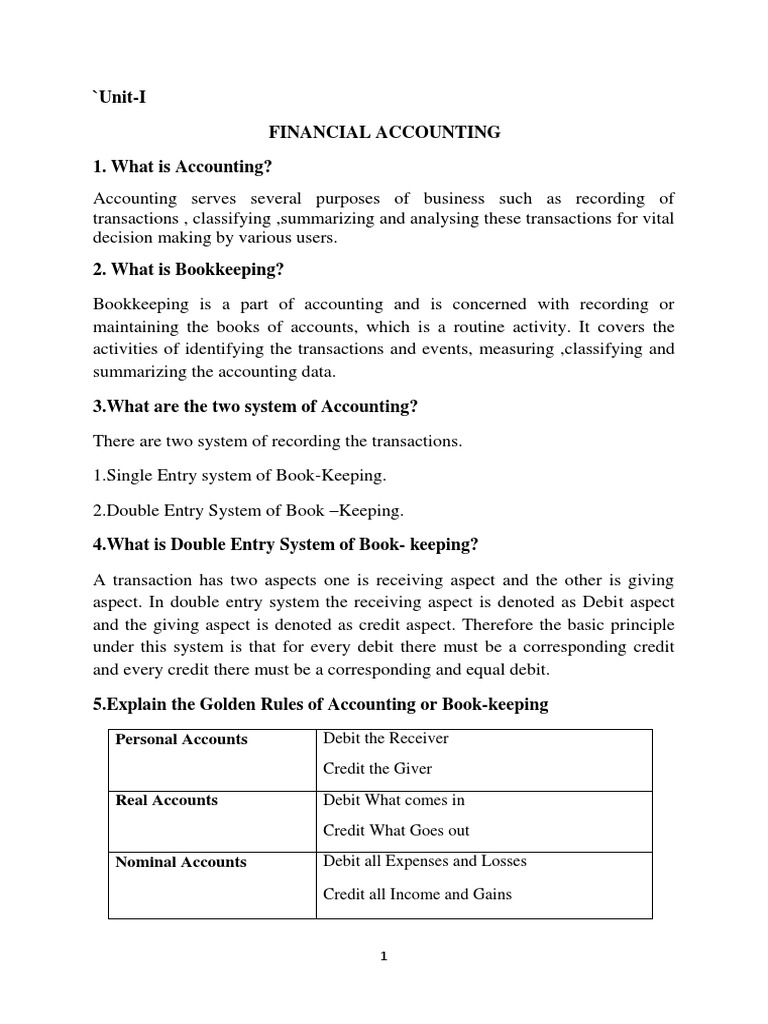 Financial Accounting Theory Download Free Pdf Debits And Credits