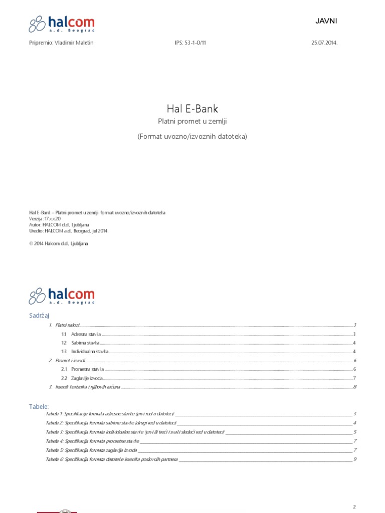 Formati PPZ SR Rs | PDF