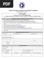New Updated Claim Form | PDF