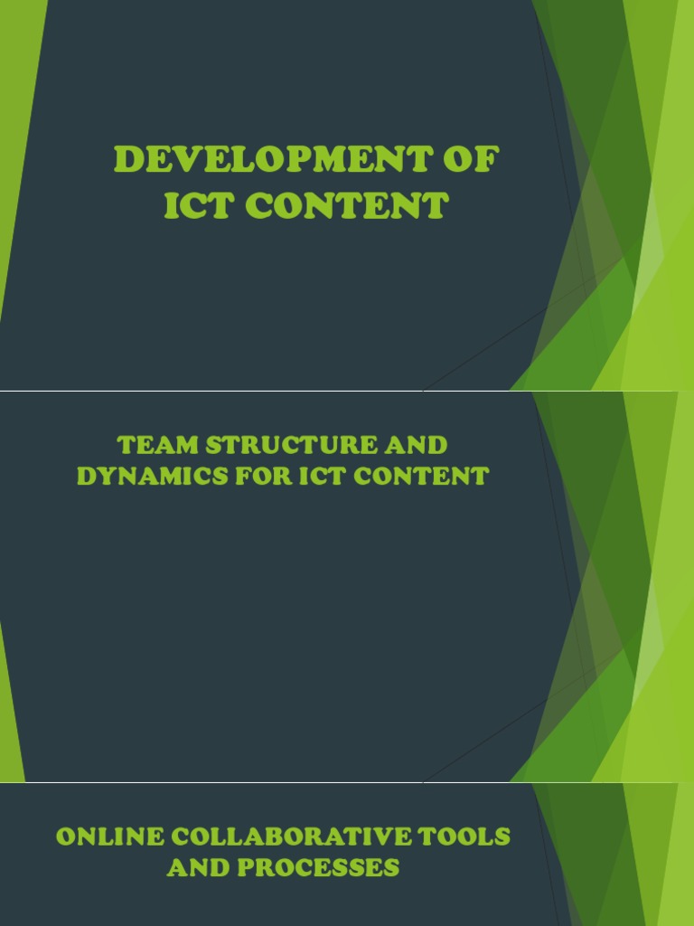 ICT Content Development Strategies | PDF | Computers | Technology ...