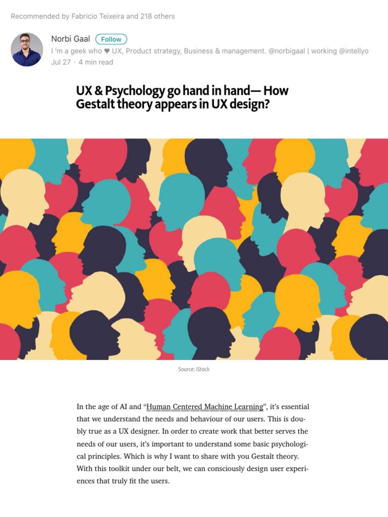 UX & Psychology Go Hand in Hand - How Gestalt Theory Appears in UX ...