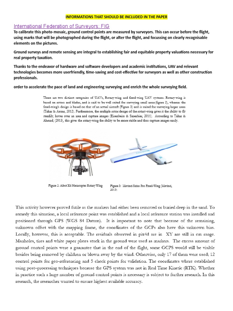 International Federation of Surveyors: FIG | PDF | Unmanned Aerial ...