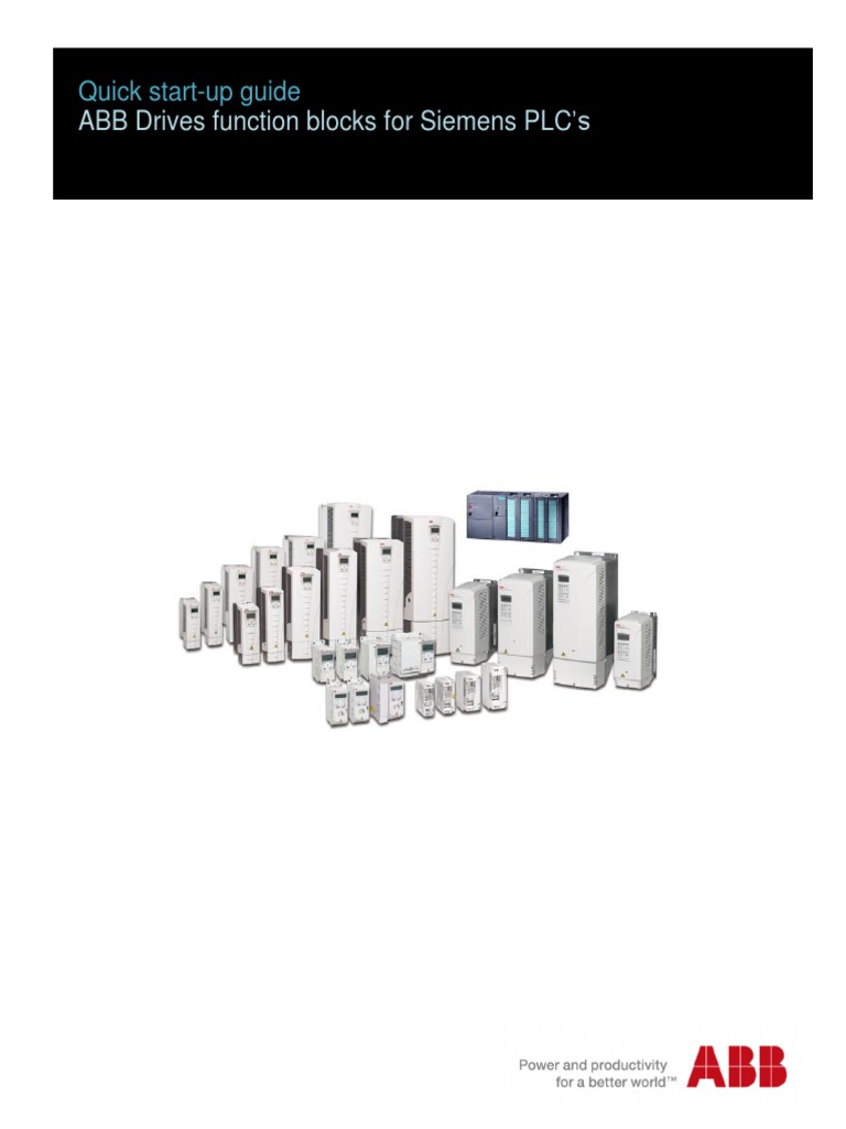 ABB Drives Function Blocks For Siemens PLC 'S: Quick Start-Up Guide ...