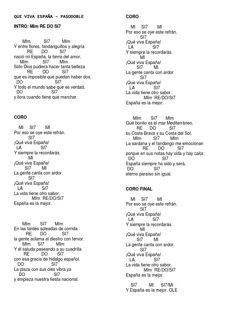 Que Viva España | PDF