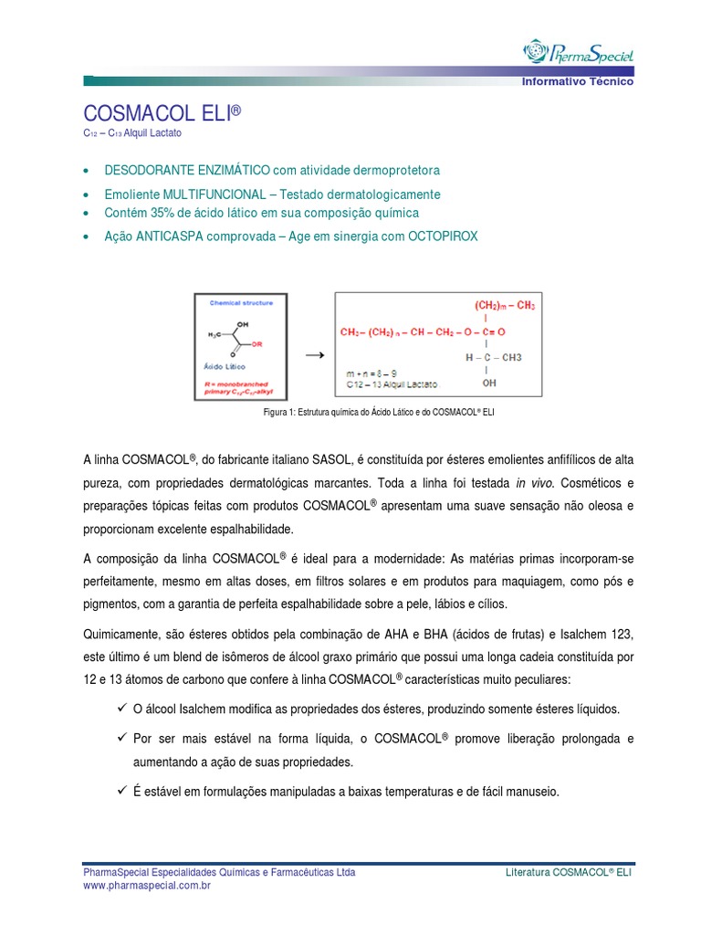 Cosmacol Eli | PDF | Enzima | Química