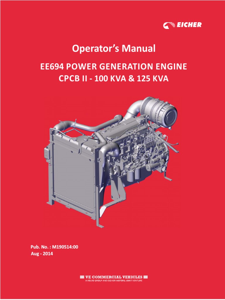 Ee694 Power Generation Engine CPCB II - 100 Kva & 125 Kva Pub No ...
