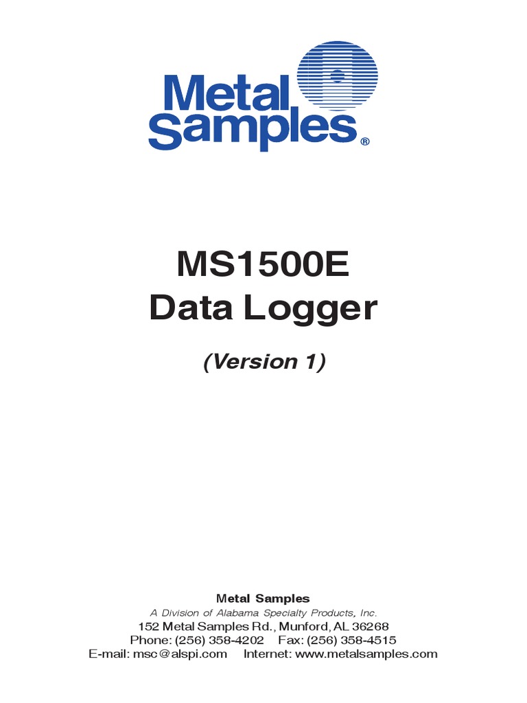 Ms1500e (v1) Manual | PDF | Electrical Resistance And Conductance | Usb
