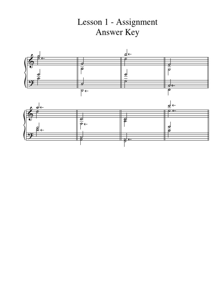 LSN 1 Assg Answer Key | PDF