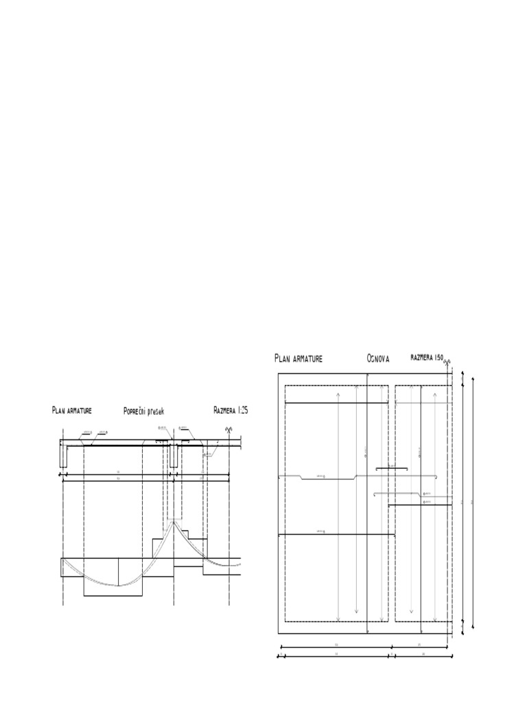 Armature Plan and Cross-Section Details | PDF