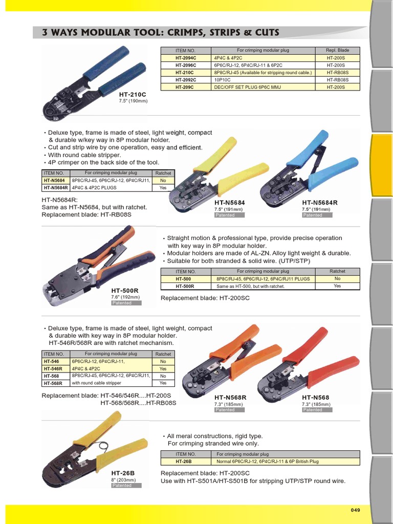 3 Ways This Modular Crimping Tool Strips, Cuts & Crimps | PDF ...