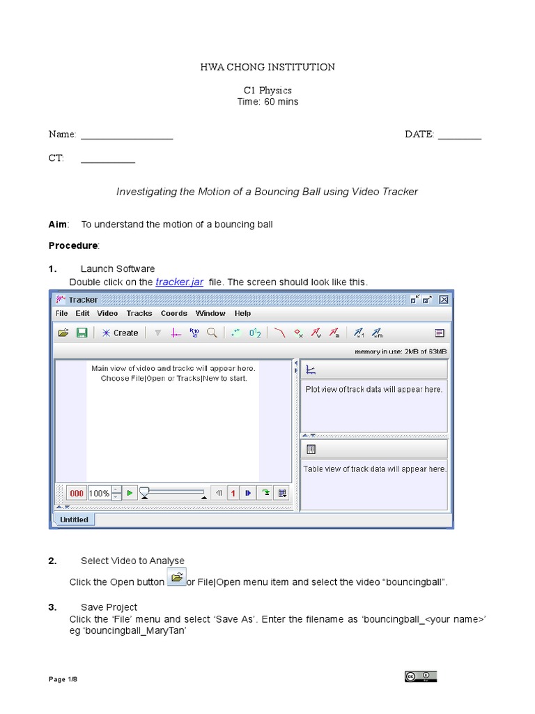 Worksheet Bouncing Ball Pdf Velocity Cartesian Coordinate System