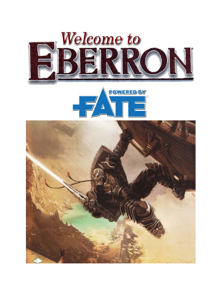 Eberron Powered by FATE Incomplete Draft | PDF | Dungeons & Dragons | Fantasy