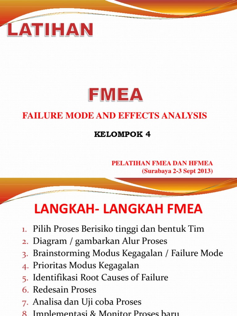 Contoh FMEA | PDF