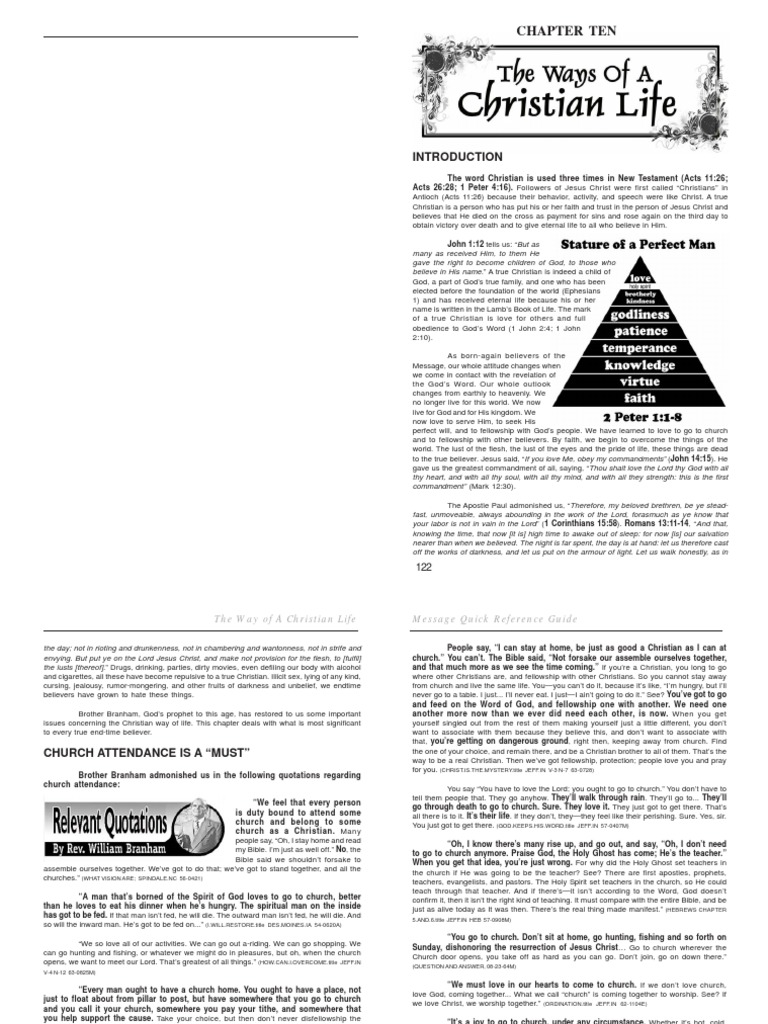 Chapter Ten: Message Quick Reference Guide | PDF | Good Works | Grace ...