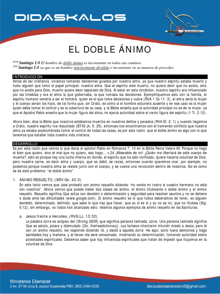 El Doble Ánimo | PDF | Alma | Cristo (título)