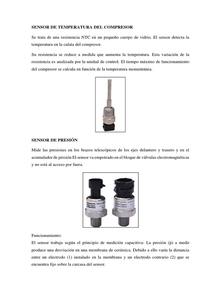 Sensores Suspension Neumatica | PDF | Sensor | Eje