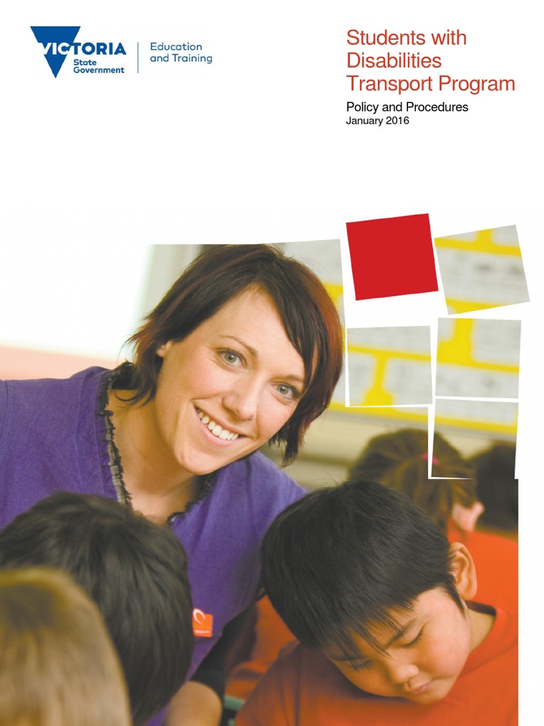 Students With Disabilities Transport Program: Policy and Procedures | PDF | School Bus | Bus
