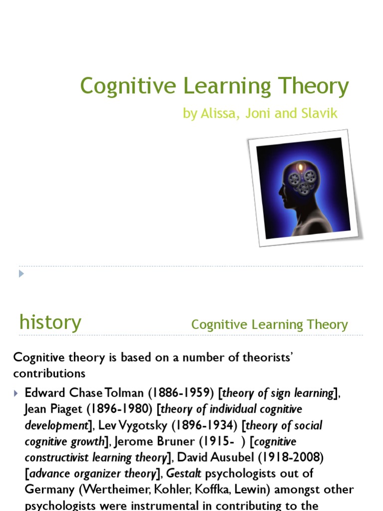 An Overview of Key Contributors and Theories in Cognitive Learning | PDF | Learning Theory ...